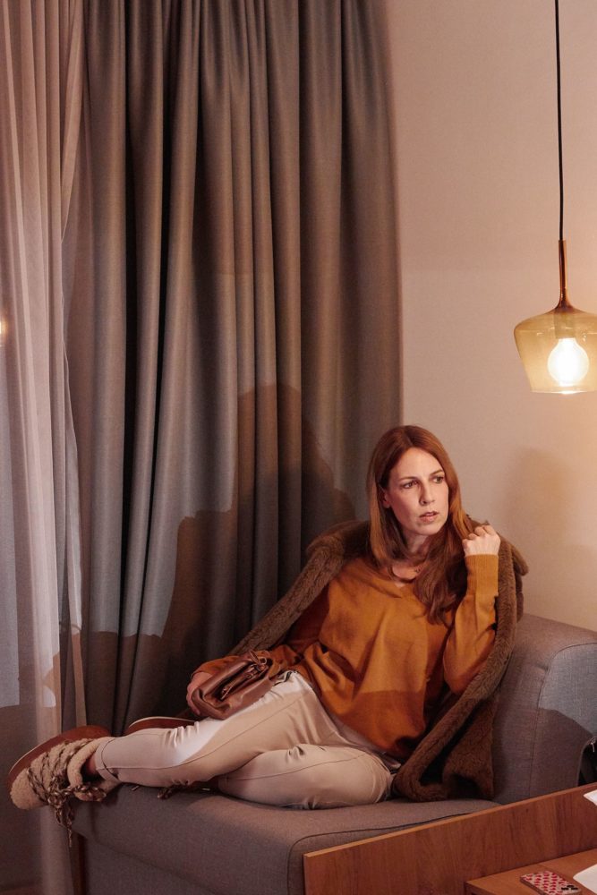 Chloé x Moon Boot Schneestiefel Styling ••• Casual Cashmere Outfit